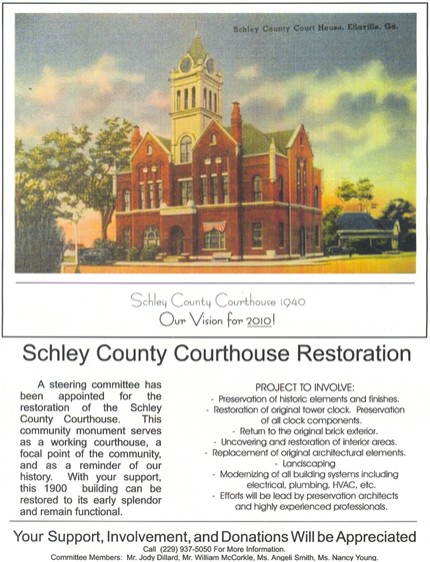 Schley County Courthouse Restoration Project